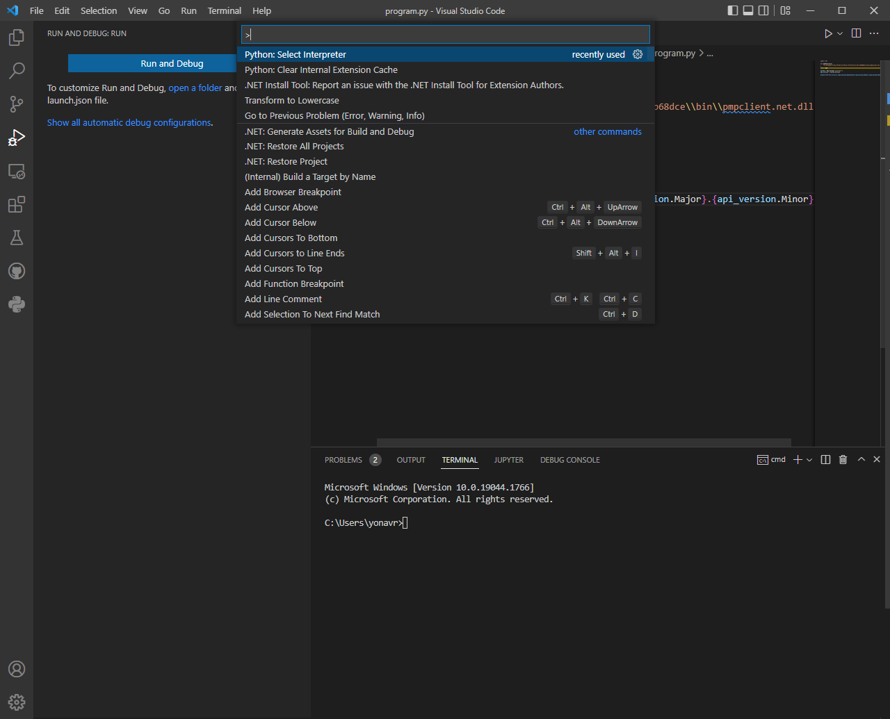 Python NET PMP Documentation