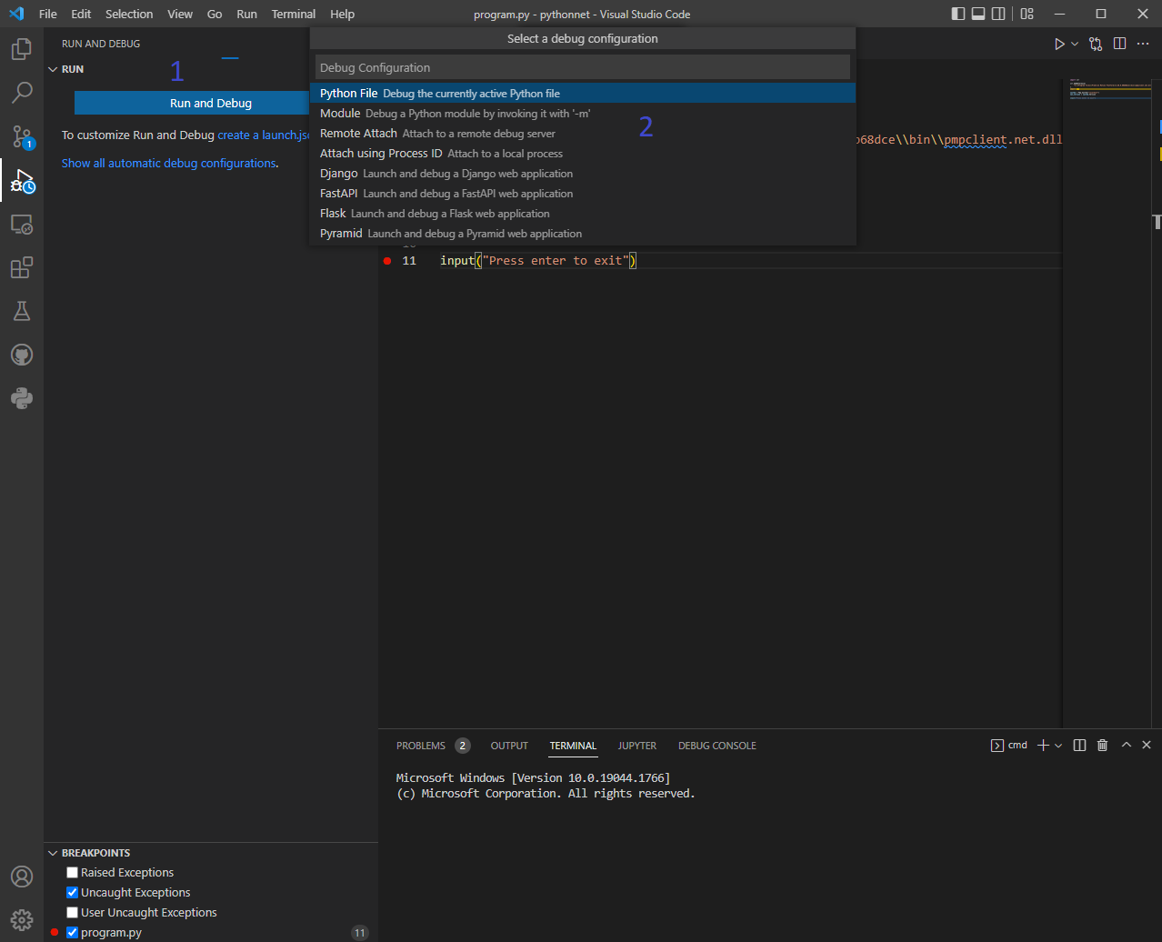 Python NET PMP Documentation