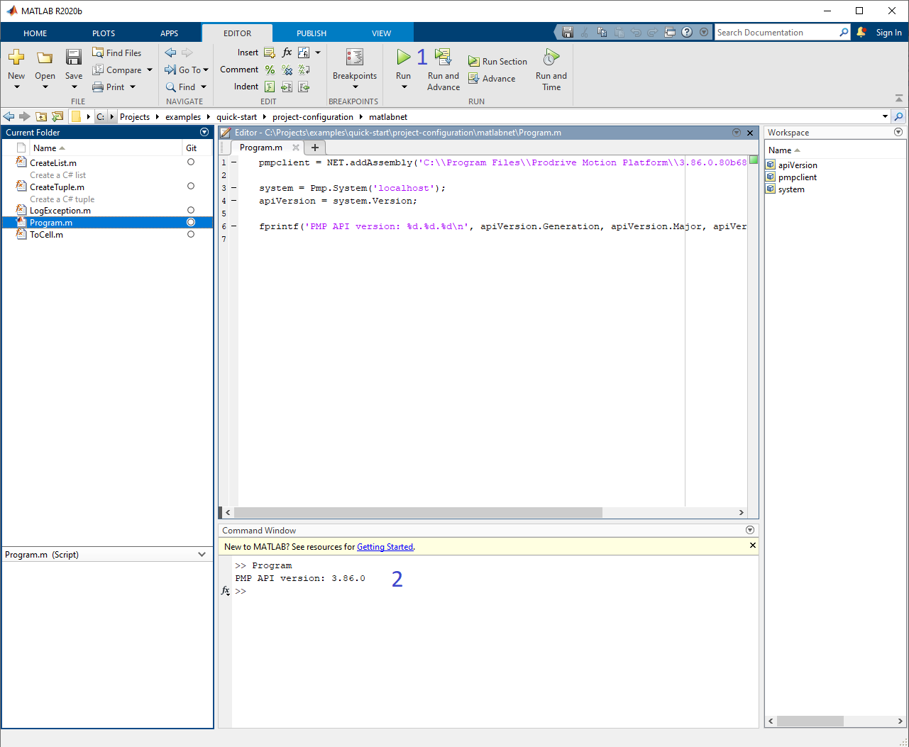 MATLAB .NET - PMP documentation