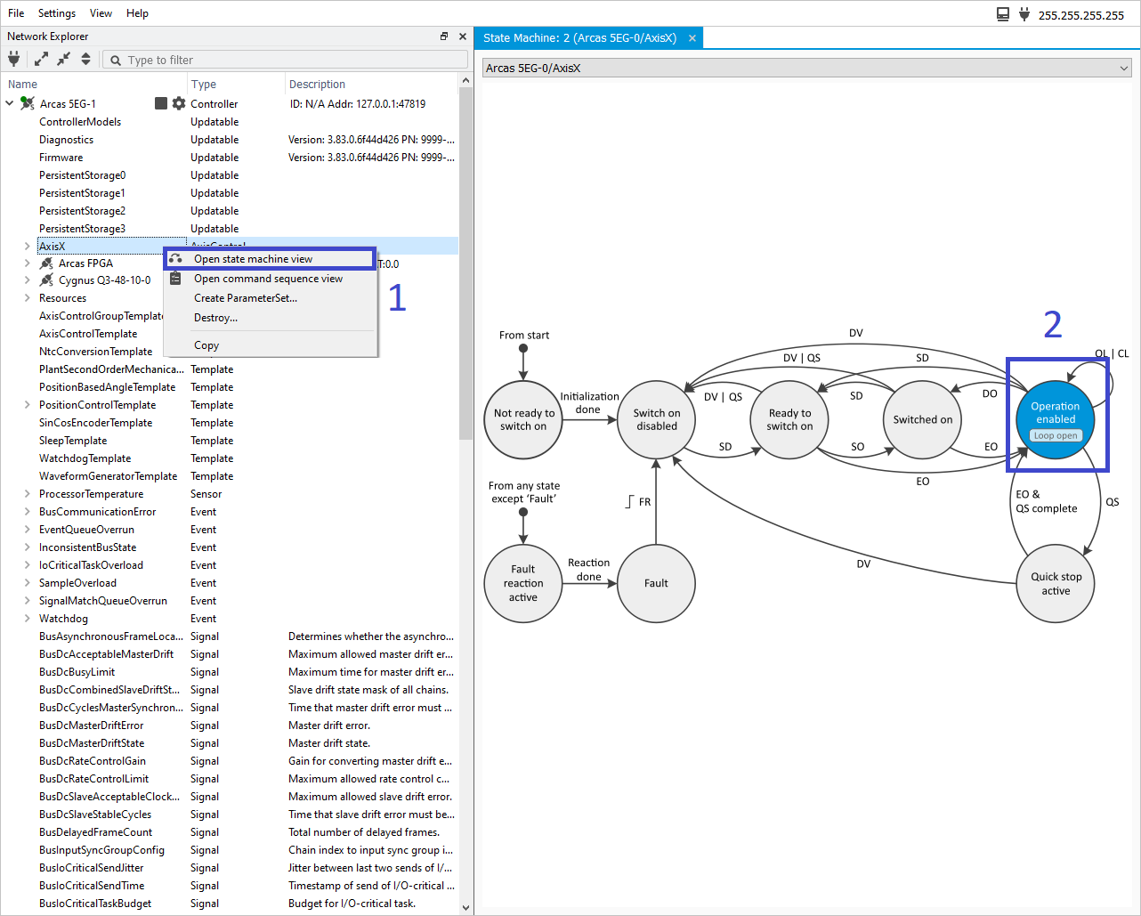 Closed-loop system - Motion Documentation