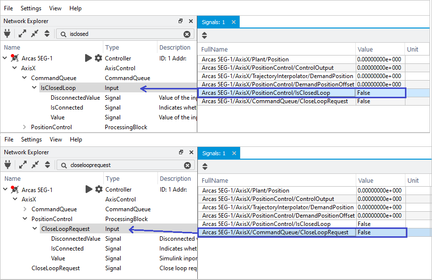 Closed-loop system - Motion Documentation