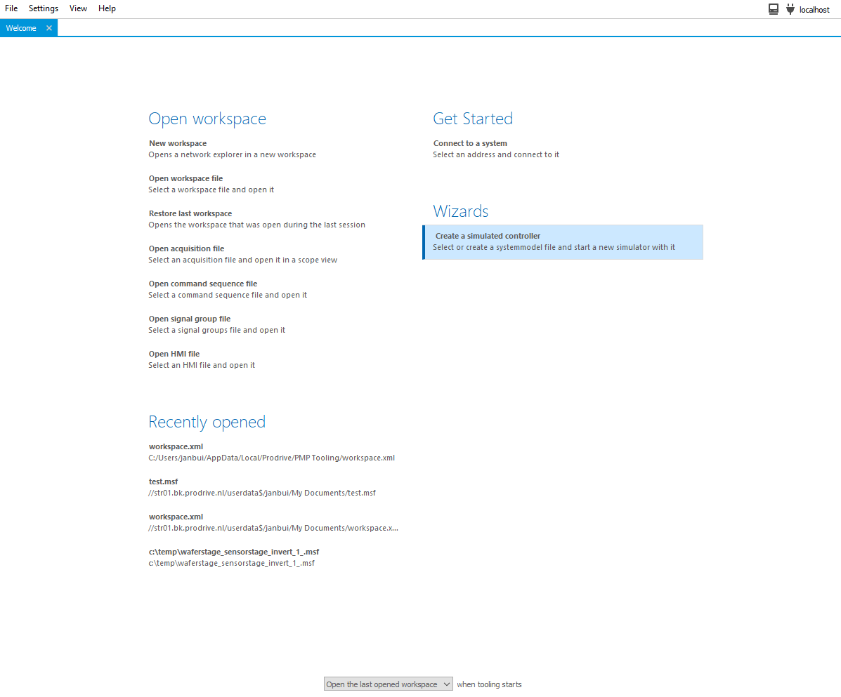 Create a simulator - PMP documentation